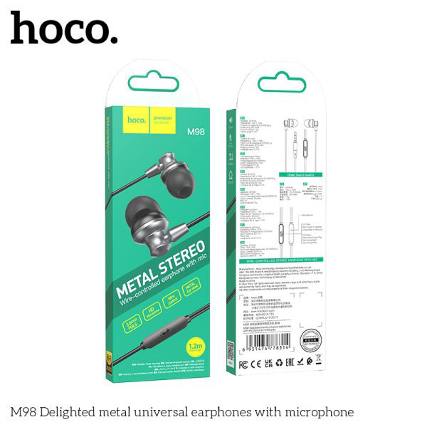 Hoco M98 Wired Headphone - Gadget King