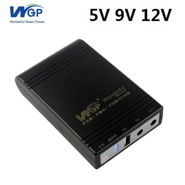 WGP mini UPS 5/9/12v For Router & ONU Up to 8 Hours Backup - Gadget King